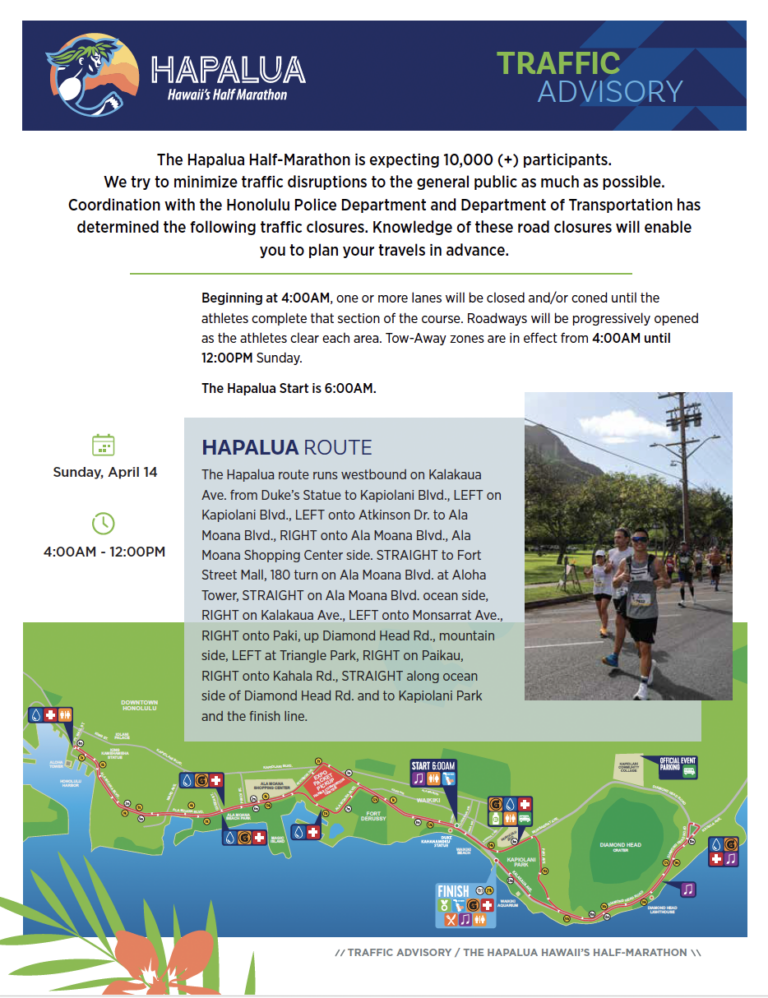 Traffic Advisory - The Hapalua : The Hapalua
