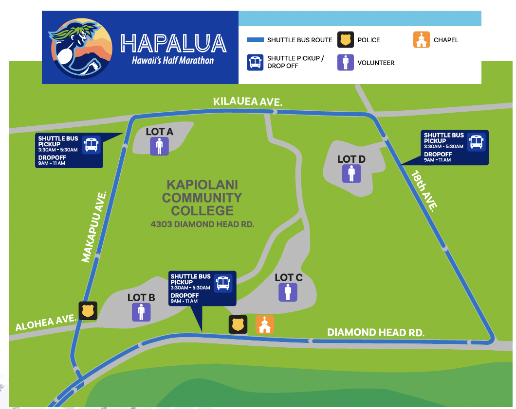 2024 Hapalua Shuttle Map - The Hapalua : The Hapalua